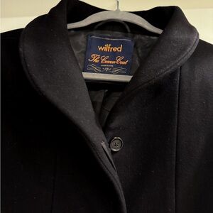 Wilfred | Jackets & Coats | Wilfred Aritzia Cocoon Coat Black | Poshmark